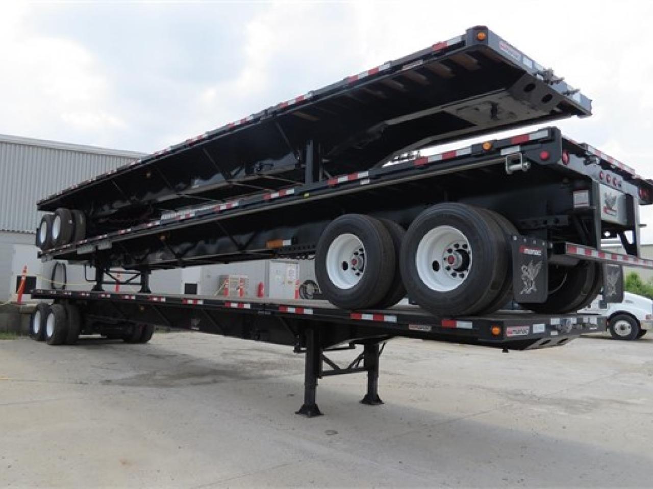 New 2024 MANAC 48'-80' SPRING EXTENDABLE FLATBED For Sale in Hubbard ...